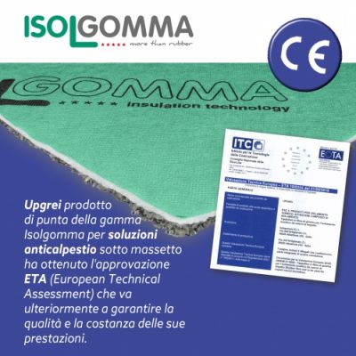 ETA Certification (European Technical Assessment) | Isolgomma