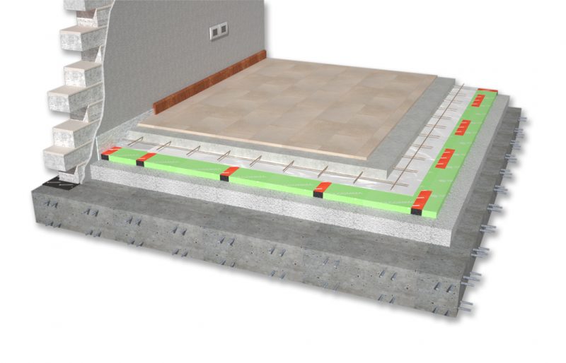 Impact sound insulation under screed solutions | ISOLGOMMA